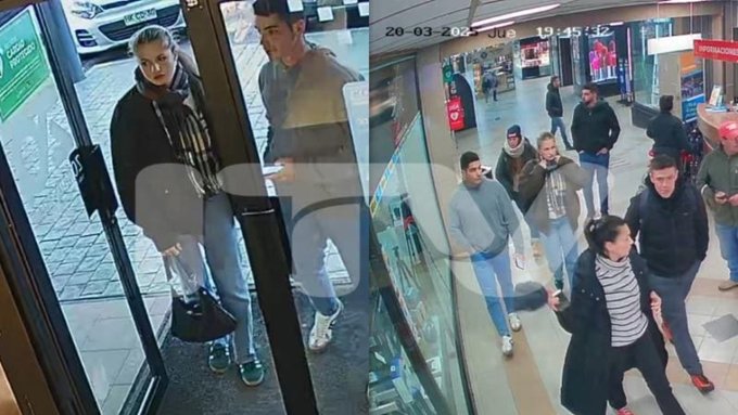 En las imágenes se ve a Leonor de Borbón, de 19 años, vestida de civil ...