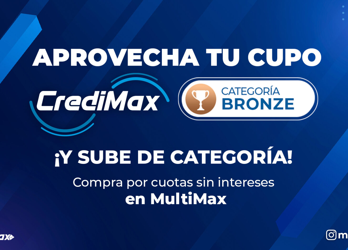 Prensa Multimax Store | Credimax las compras por cuotas.